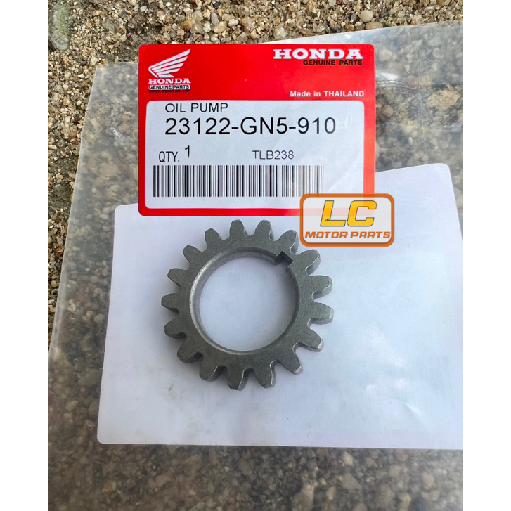 EX5 CLASS 1 CRANKSHAFT OIL PUMP GEAR 17T 23122-GN5-910 gigi oil pam ...