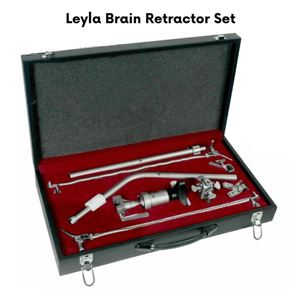 LEYLA Brain Retractor Neurosurgery Flexible Arms Complete SET With ...