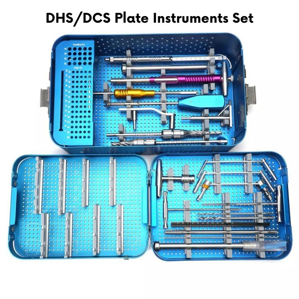 DHS DCS Plate Instrument Set Stainless Steel Surgical Orthopedic ...