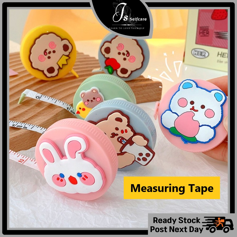 𝗝𝘀 𝗦𝗲𝗹𝗳𝗰𝗮𝗿𝗲 Mini Measuring Tape Cute Cartoon Ruler Cloth Body ...