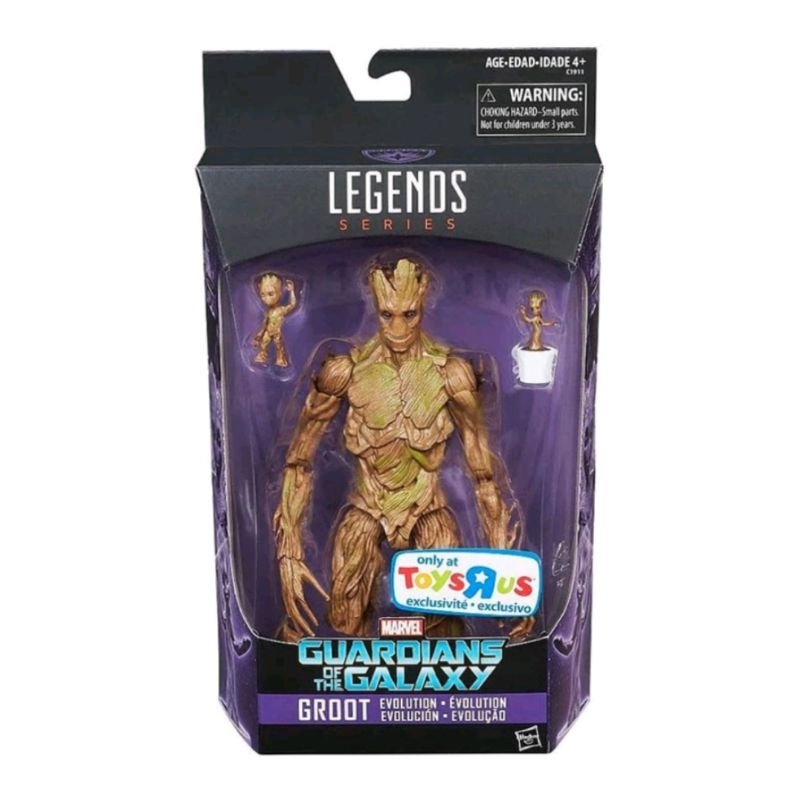 Marvel Legends Guardians of the Galaxy - Groot Evolution (TRU Exclusive ...