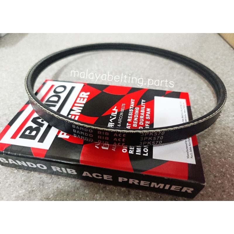 3PK570 FAN BELT ORIGINAL BANDO / SPECIAL SAIZ ( MADE IN JAPAN ...