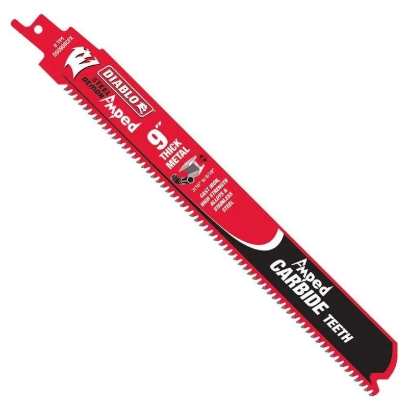 Diablo Tools DS0608CFA 6" OR DS0908CFA 9" Amped™ Carbide Blades for ...