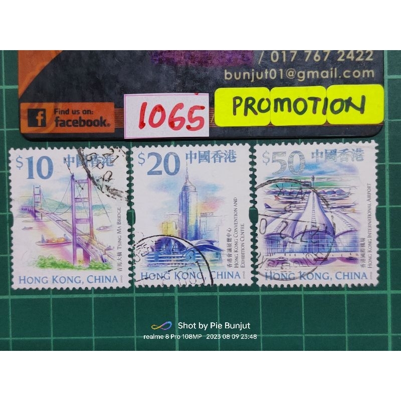 Hong Kong stamp.USED. Hong Kong landmarks & tourist attractions,1999 ...