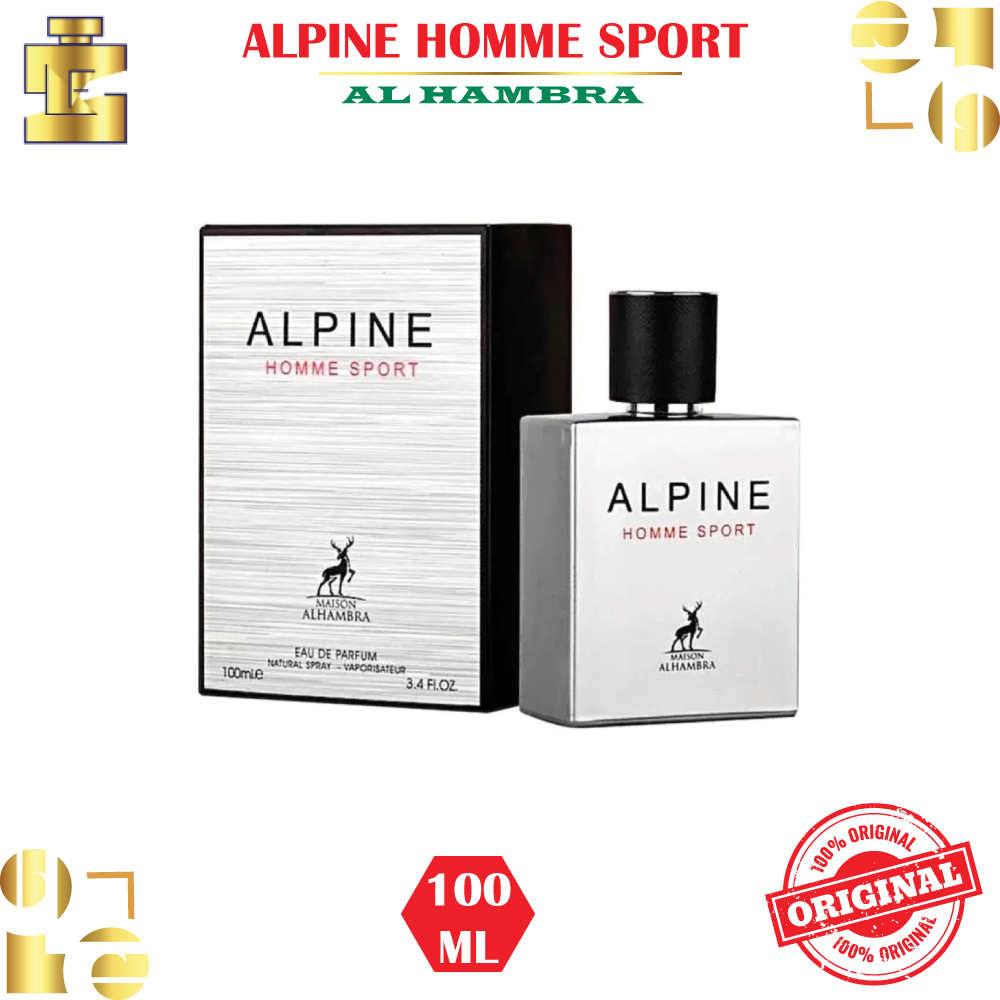 MAISON ALHAMBRA ALPINE HOMME SPORT PERFUME FOR MEN & WOMEN 100 ML EDP ...