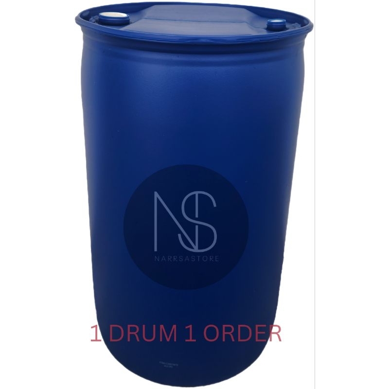 Blue Plastic Drum / Tong Biru Plastik / 200 Liter / Hdpe Drum/ Plastic ...