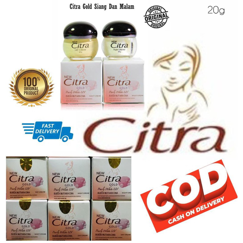 citra gold krim siang & malam original | Shopee Malaysia