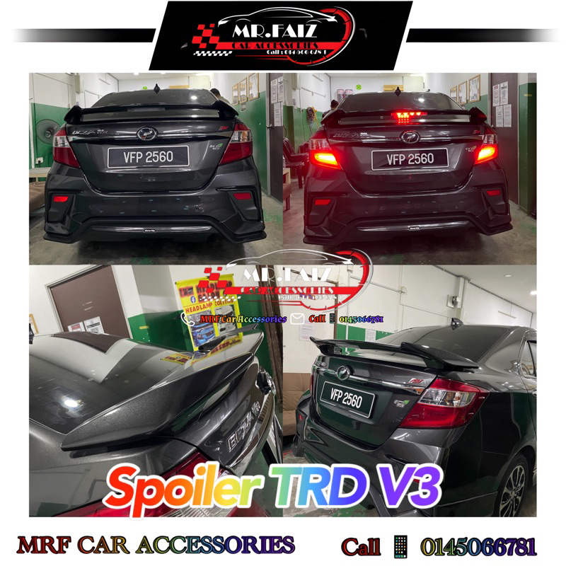 SPOILER BEZZA ORIGINAL ABS BEZZA SPOILER SPOILER GEAR UP SPOILER TRD V2 ...