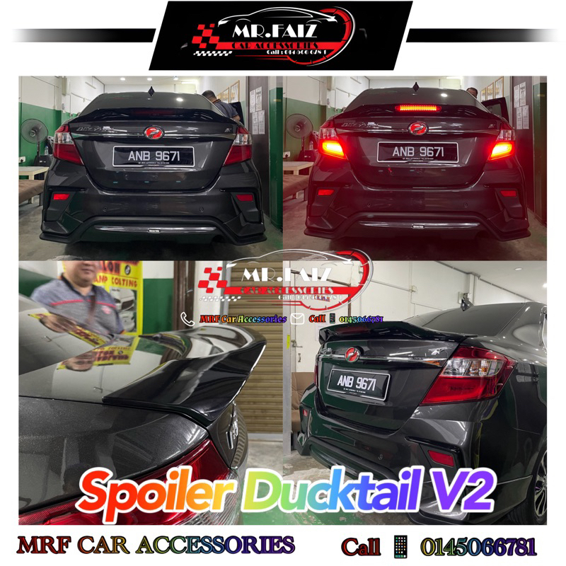 SPOILER BEZZA ORIGINAL ABS BEZZA SPOILER SPOILER GEAR UP SPOILER TRD V2 ...