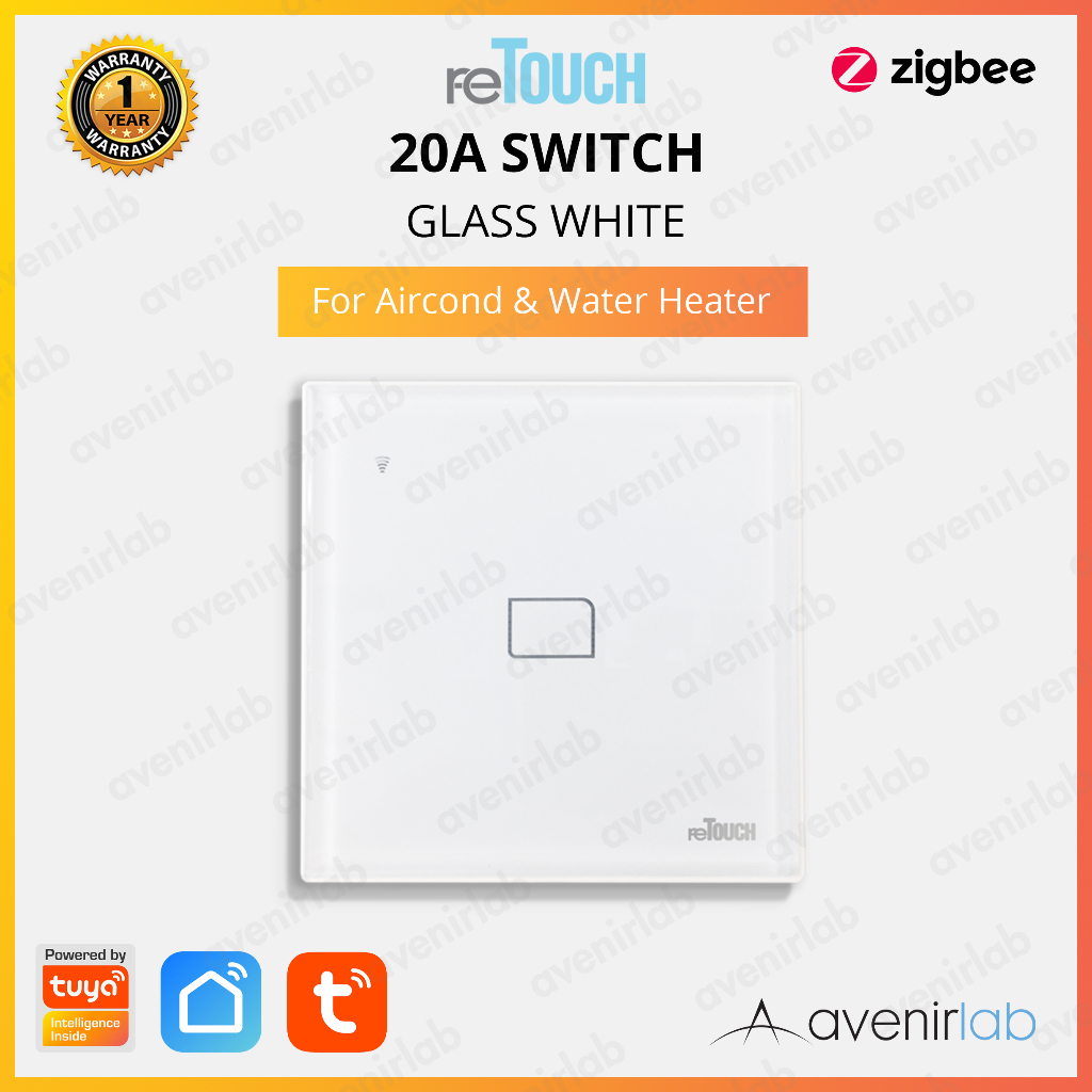 [No Neutral / No Capacitor] reTouch Touch Zigbee Smart Switch Tuya ...