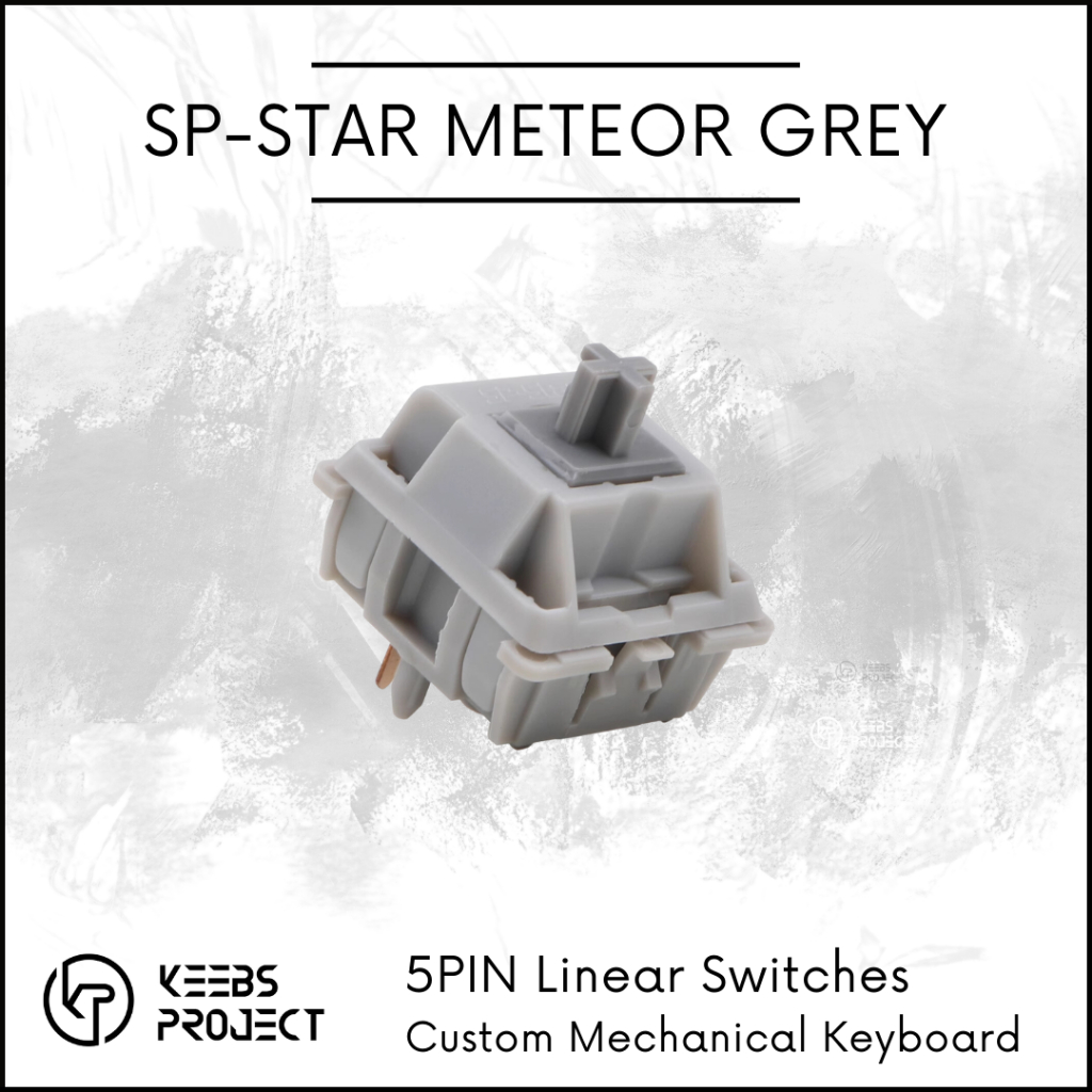 [READY STOCK] SP-STAR Meteor Grey 67g Linear Switches Switch for ...