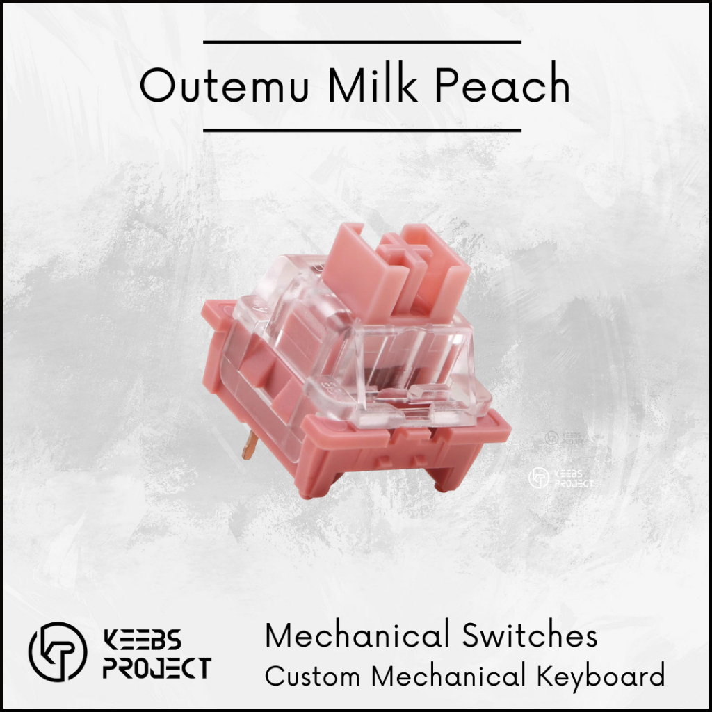 [READY STOCK] Outemu Milk Peach Series Linear Switches Switch for ...