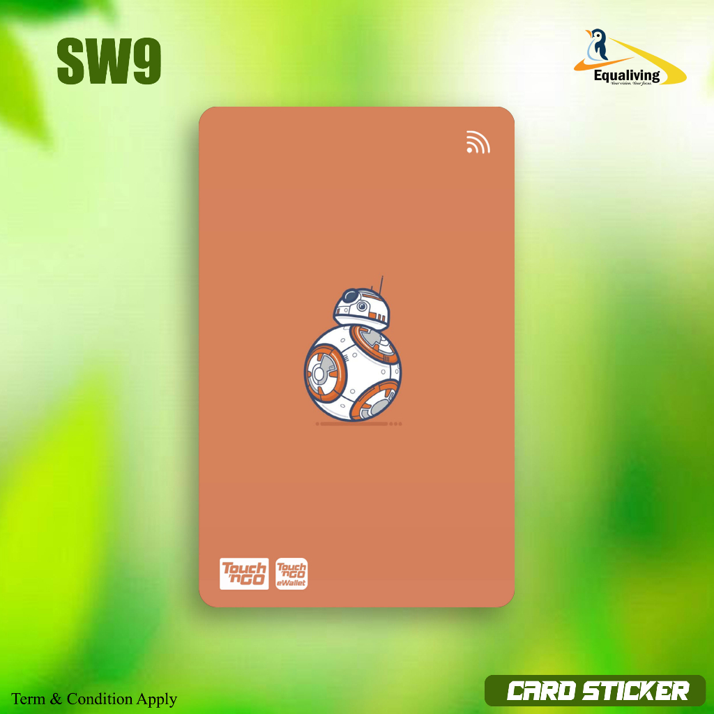STAR WARS (Series 1)-Touch n Go NFC Sticker Skin CoverVinyl ATM Debit ...
