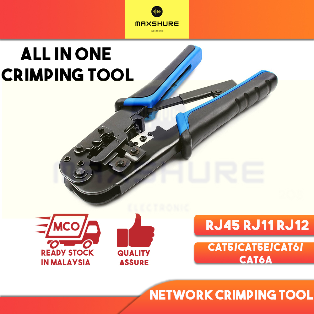 [Maxshure] CAT5/CAT5e/CAT6/CAT6A Modular crimping tool / Modular ...