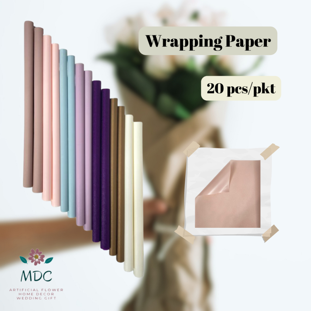 Flower wrapping paper/bouquet paper/flower bouquet paper 330 (20pcs ...