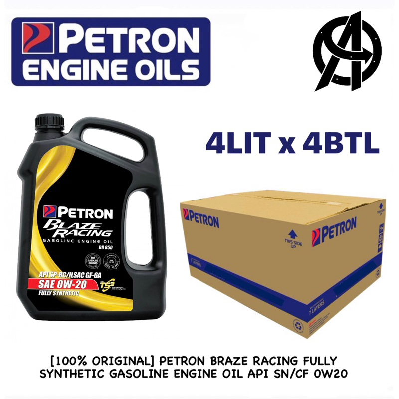 [100% ORIGINAL] PETRON BRAZE RACING FULLY SYNTHETIC GASOLINE ENGINE OIL ...