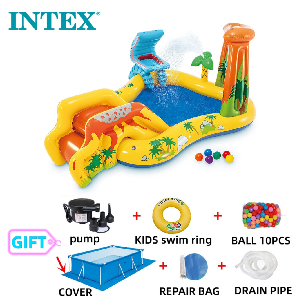 Ready Stock Kolam Renang Children Swimming PooI VOLCANO/DINOLAND ...