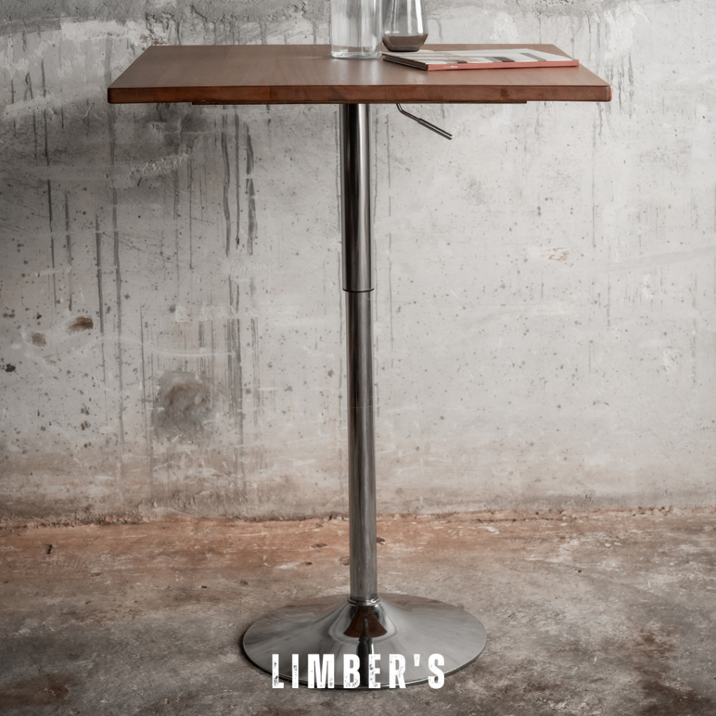 LIMBER's - SOLID WOOD Adjustable Standing Table / Bar Table / Cafe ...