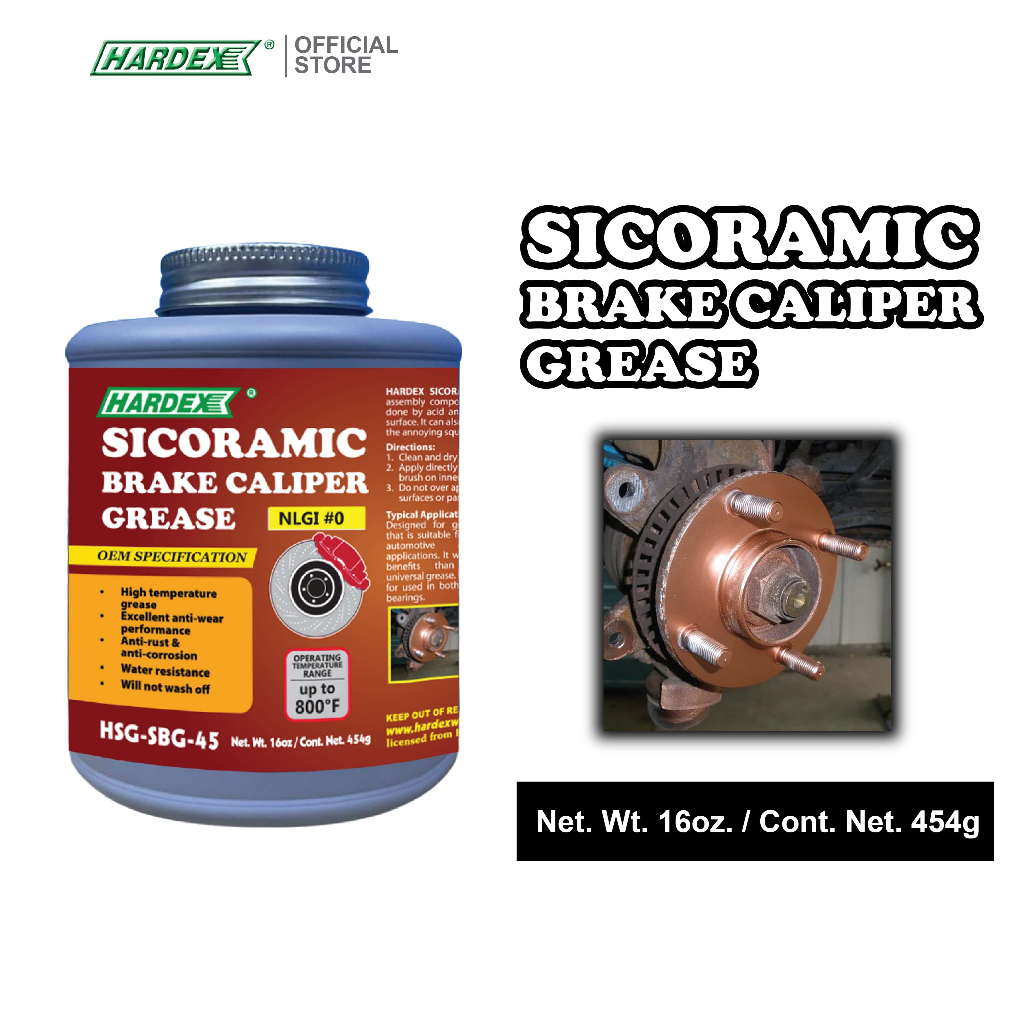HARDEX Sicoramic Brake Caliper Grease NLGI #0 (227g/454g) HSG-SBG-22/HSG-SBG-45 | Shopee Malaysia