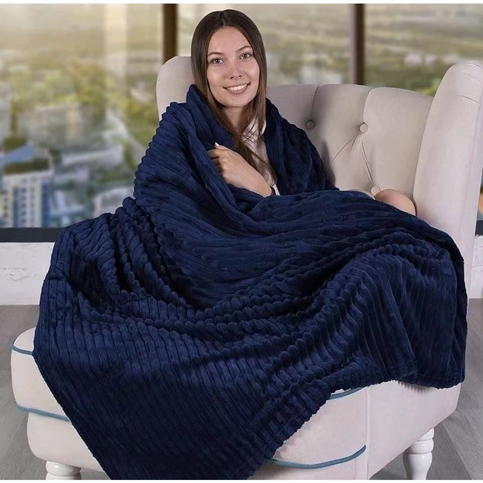 Summer Quilt Flannel Throw Blanket Selimut Multipurpose Super Soft ...