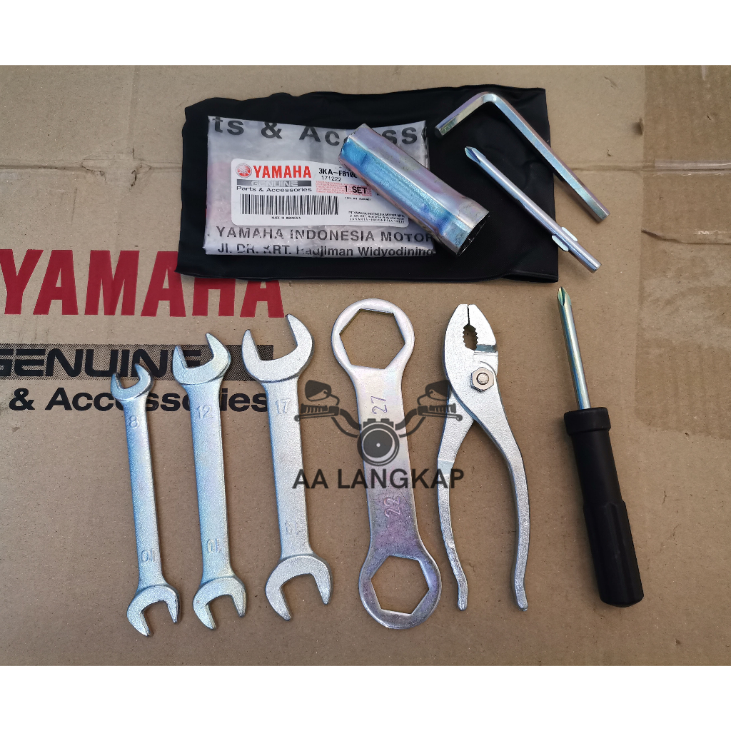 TOOL KIT/SPANA SET YAMAHA RXZ/125zr ORIGINAL HONG LEONG YAMAHA 100% RXZ ...