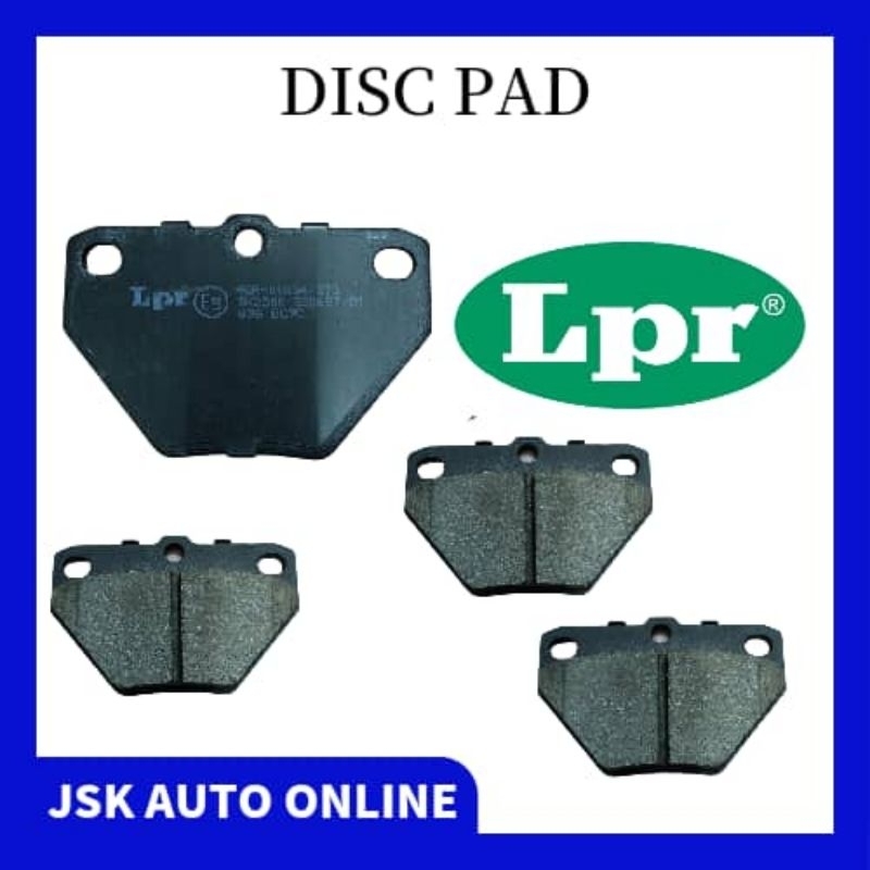 TOYOTA ALTIS ZZE 122 VIOS NCP42 DISC PAD REAR SET BRAND LPR | Shopee ...