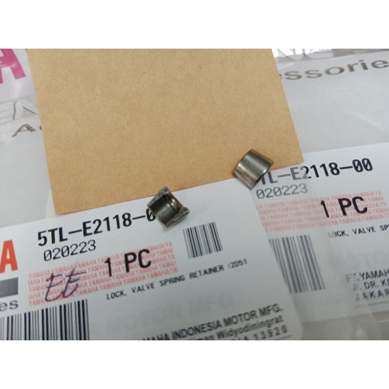 100% ORIGINAL YAMAHA NMAX / NVX155 / Y16ZR VALVE KEY 0 5TL-E2118-00 ...