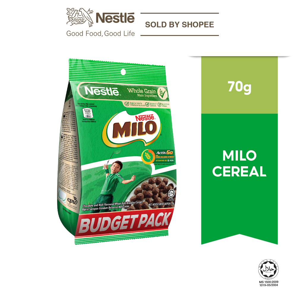 NESTLE Milo Breakfast Cereal 70g (Halal) | Shopee Malaysia
