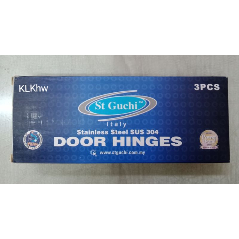 SGDH753525SS 5" St Guchi SUS304 Door Hinges | Shopee Malaysia