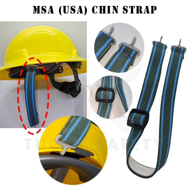 (USA) CHIN STRAP FOR MSA V-GARD FULL BRIM SAFETY HELMET MSA | Shopee ...
