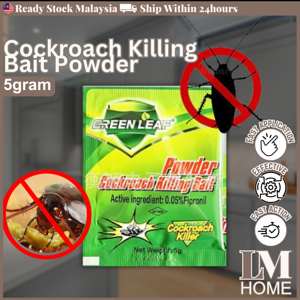Power Cockroach Killing Bait Power Ant Killing Bait 5g Insect Bait Ubat Semut Lipas Serbuk