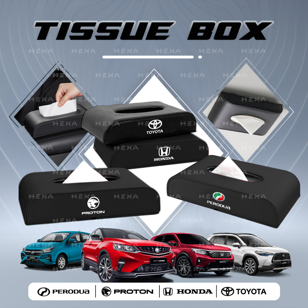 [𝐓𝐢𝐬𝐬𝐮𝐞 𝐁𝐨𝐱] Proton Perodua Toyota Honda Kotak Kertas Bekas Tisu Kereta ...