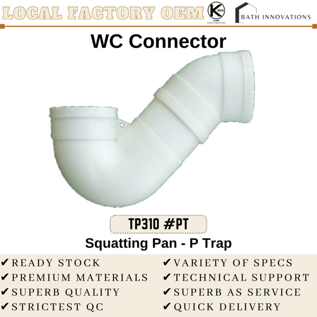 Squatting Pan P Trap Toilet Convertor TP310 #PT | Shopee Malaysia