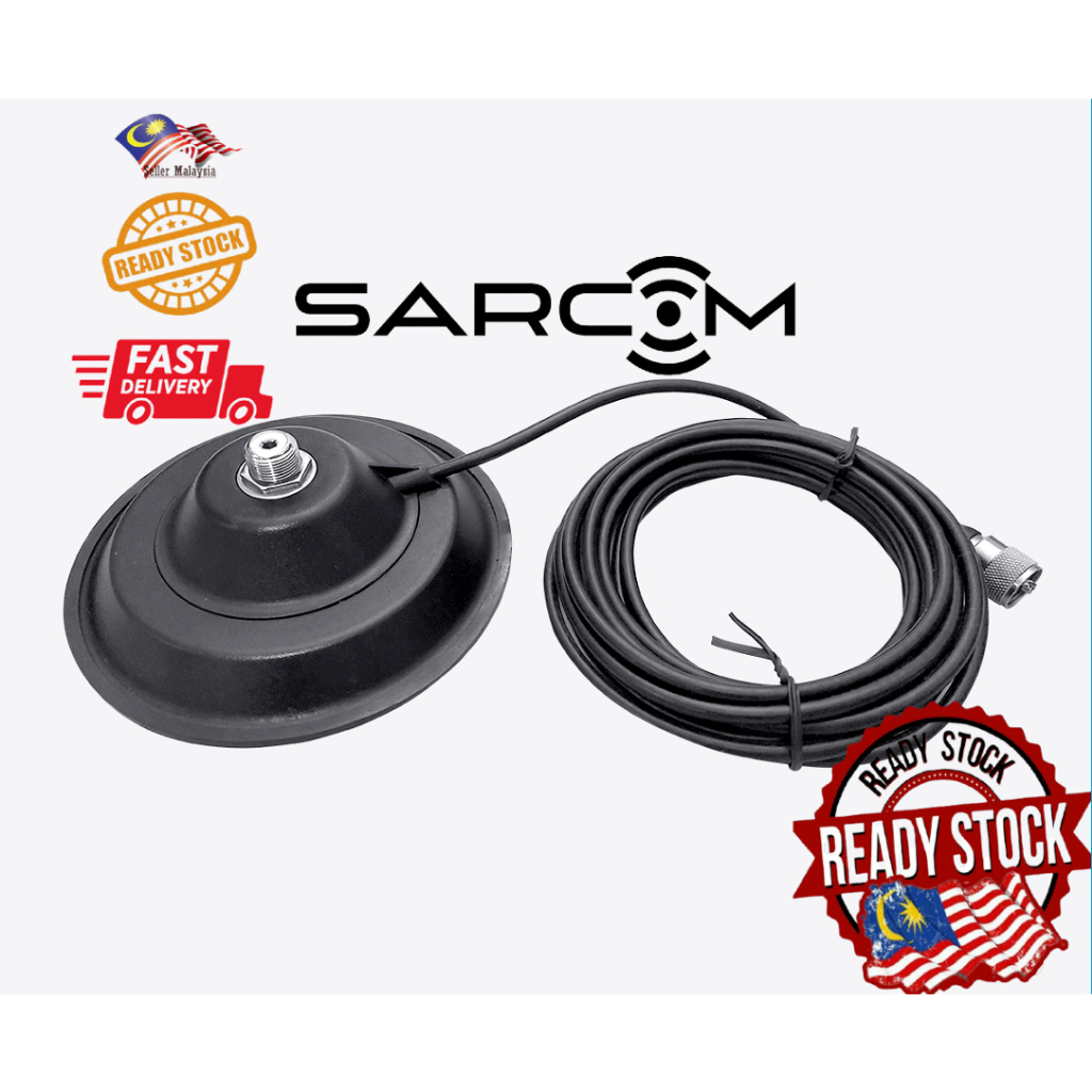 (Ready Stock) Supercall MT-1303 140M diameter Magnet Mount with 4M ...
