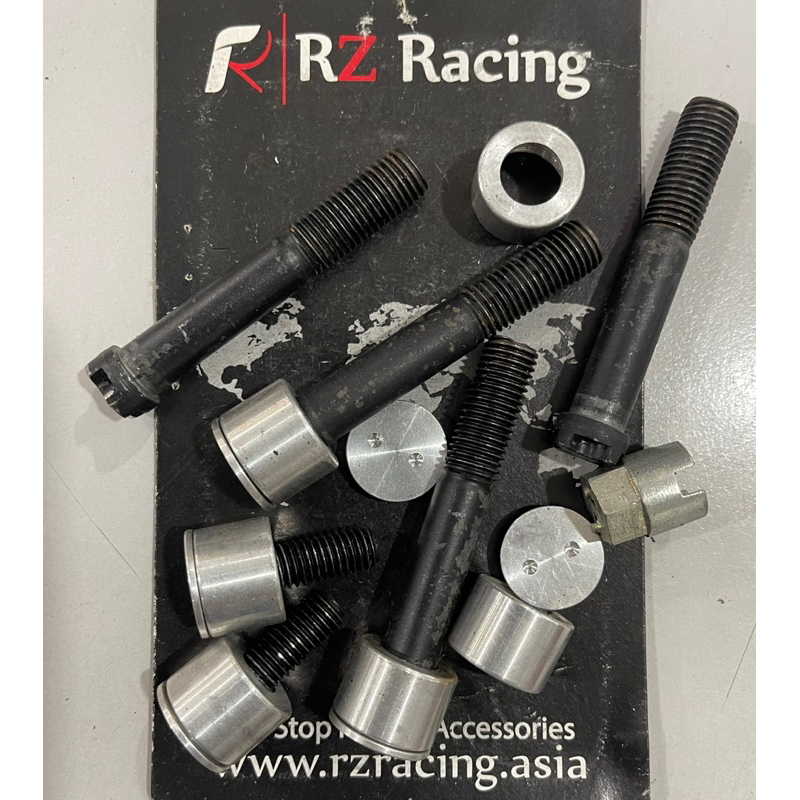 KAWASAKI CALIPER SPECIAL SCREW NINJA ZX6R ZX636 SUPERBIKE SAFETY LOCK ...