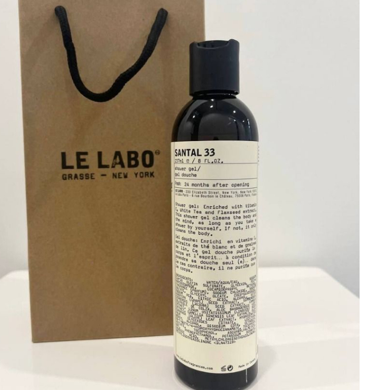 Le Labo Santal 33 Shower Gel 8 Oz 237ml