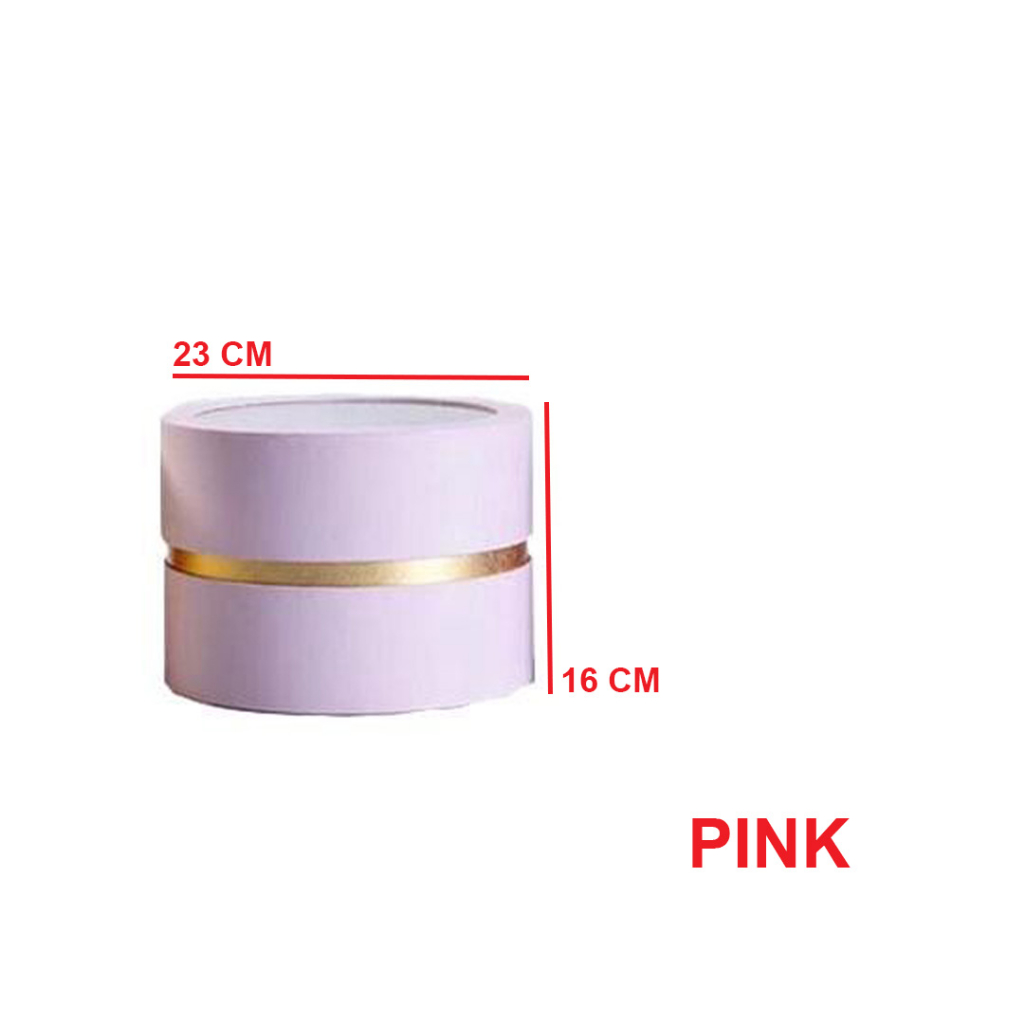 Round Box Gift Box Kotak Bunga Bulat ( READY STOCKS ) | Shopee Malaysia