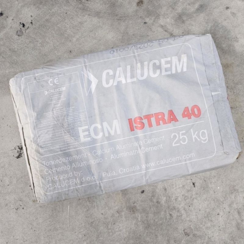 CALUCEM ISTRA 40 (25KG) ALUMINA CEMENT ABRASION RESISTANT, HIGH ...