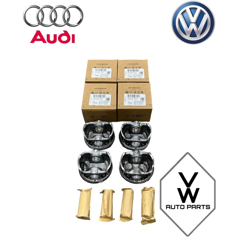 ( 100% ORIGINAL ) VOLKSWAGEN PASSAT B7 CC GOLF MK6 SCIROCCO TIGUAN AUDI A4 A5 A6 Q3 Q5 PISTON ...