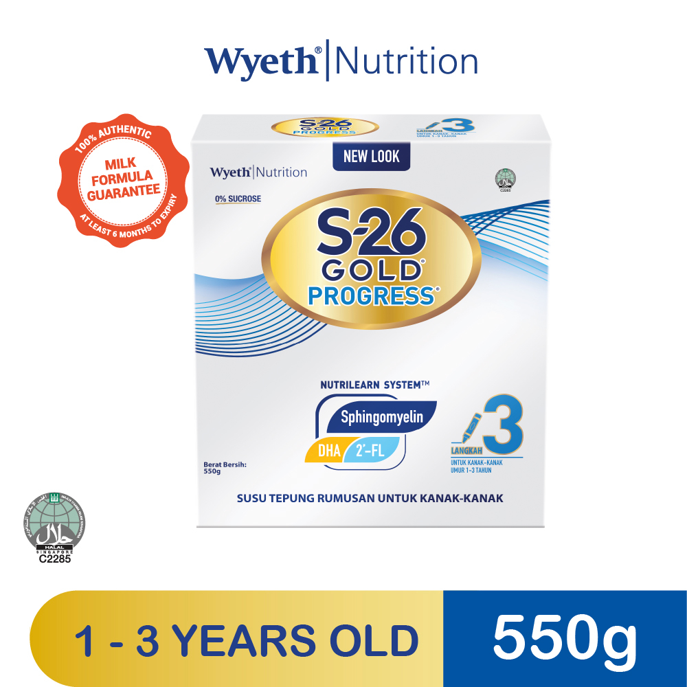 S-26 GOLD® PROGRESS® Formulated Milk Powder for Children (Fast Learning ...