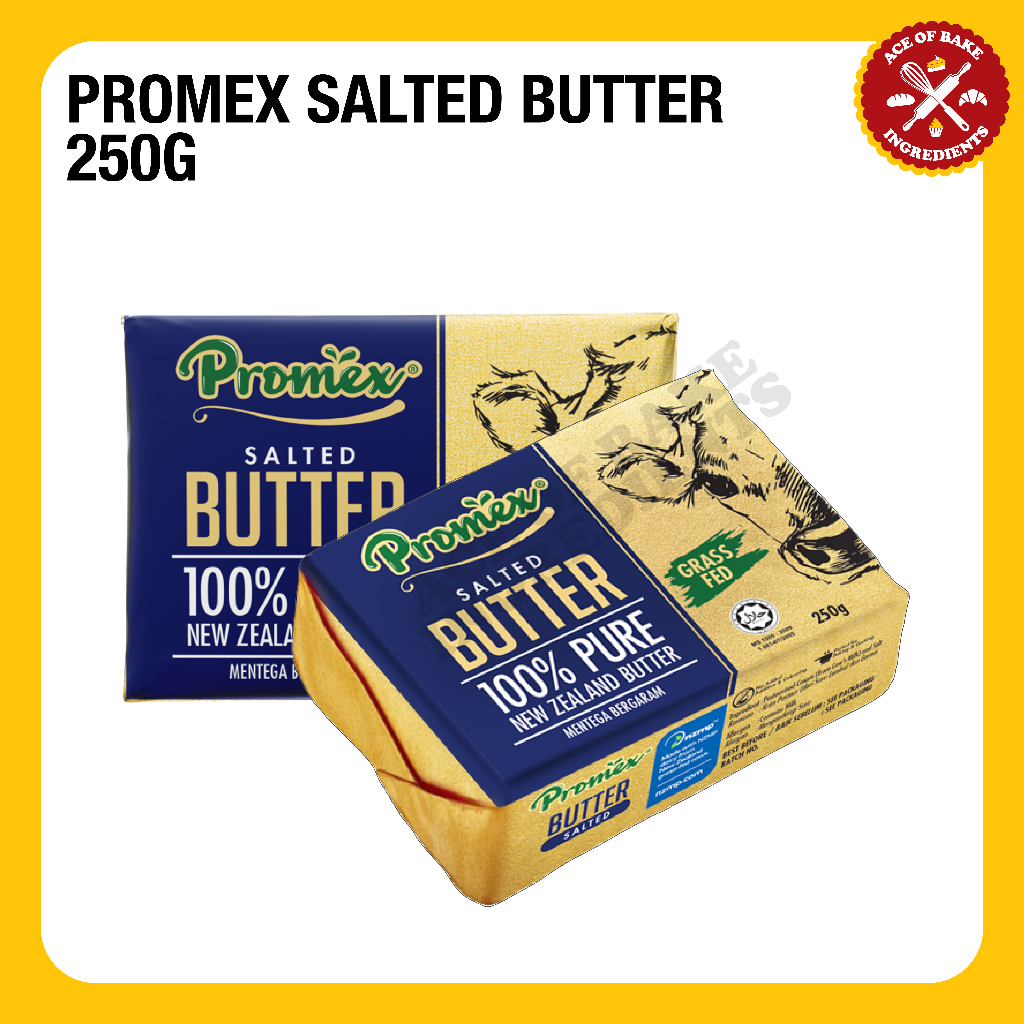 Promex® Salted Butter / Unsalted Butter / Cook & Bake Mélange 250g ...