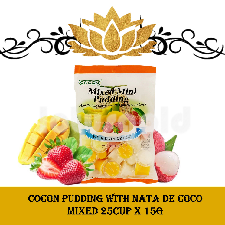 COCON PUDDING WITH NATA DE COCO MIXED 25CUP X 15G | Shopee Malaysia