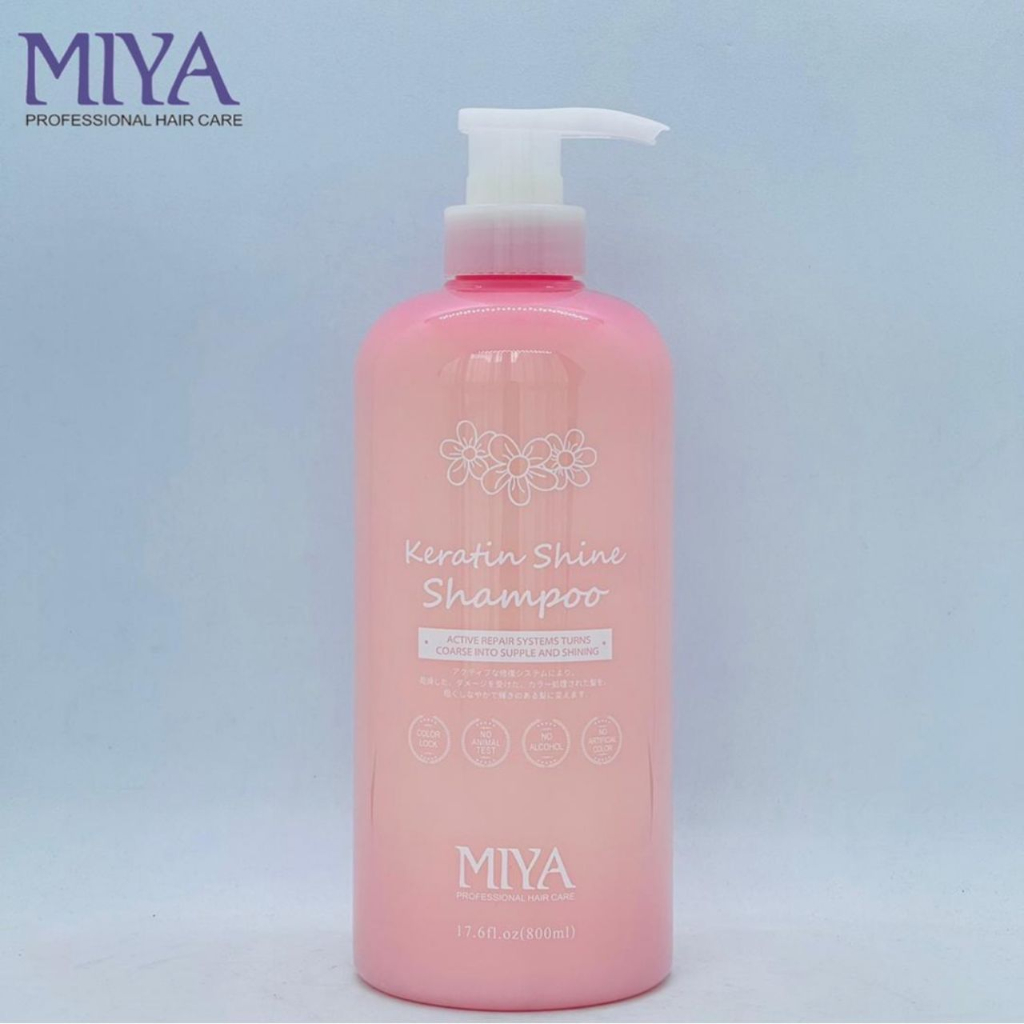Miya Professional Keratin Shine Shampoo 800ml | Shopee Malaysia