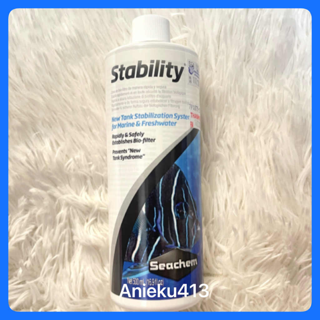 SEACHEM STABILITY BENEFICIAL BACTERIA - 500ML | Shopee Malaysia