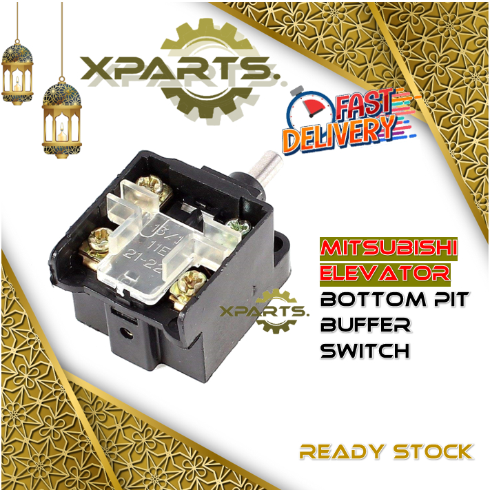 Original Mitsubishi Elevator Bottom Pit Buffer Switch LXP1-020 Stroke ...