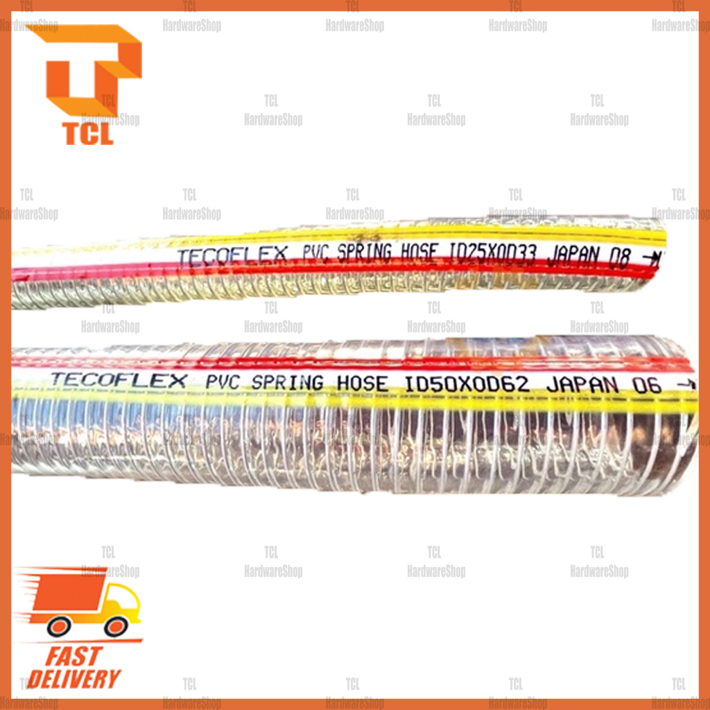 Tecoflex PVC Spring Wire Hose (1Meter) | Shopee Malaysia