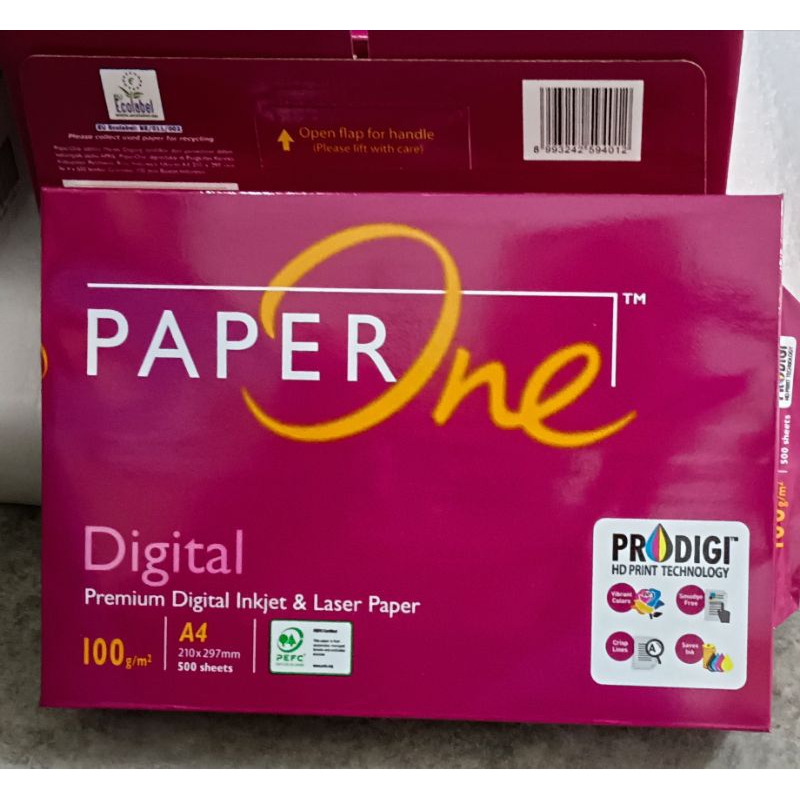 PAPER ONE A4 PAPER 100g | 500 sheets | 210 X 297MM | Shopee Malaysia