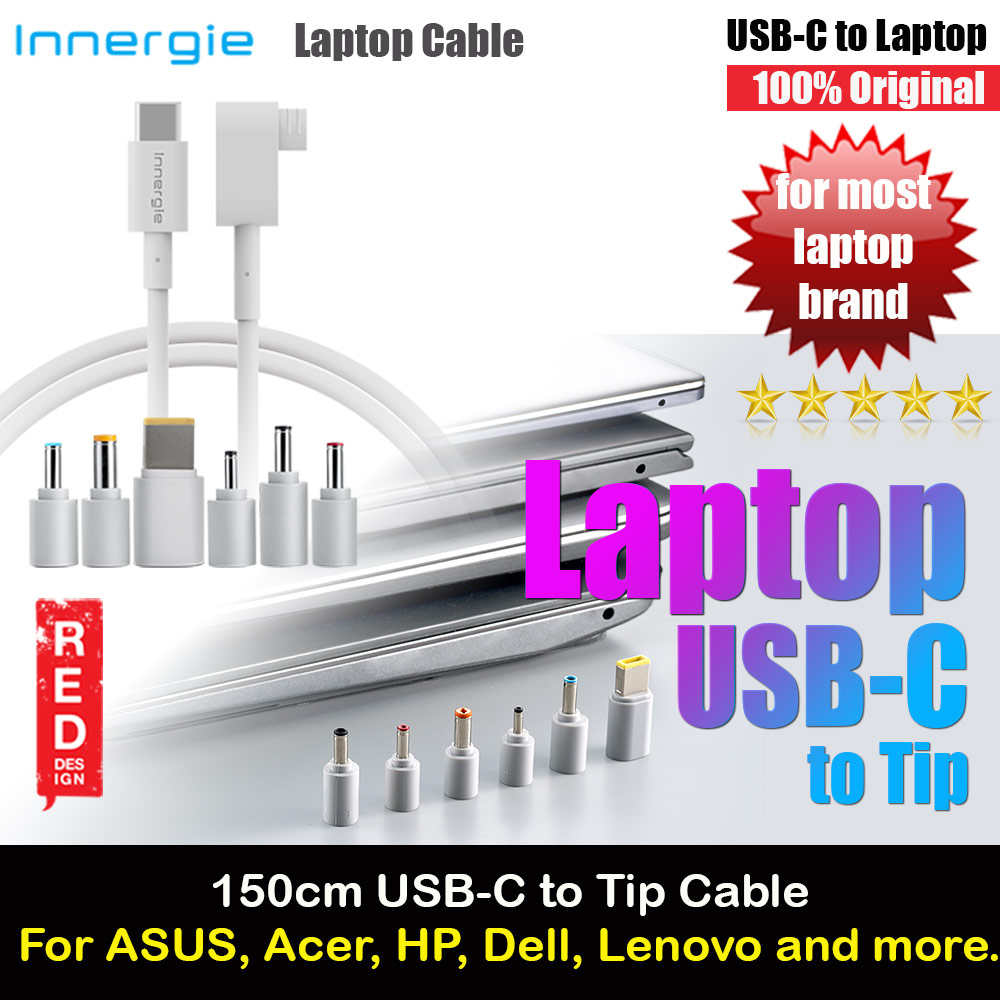 Innergie USB-C to Laptop Tip Cable for most brand Laptop Notebook ASUS ...