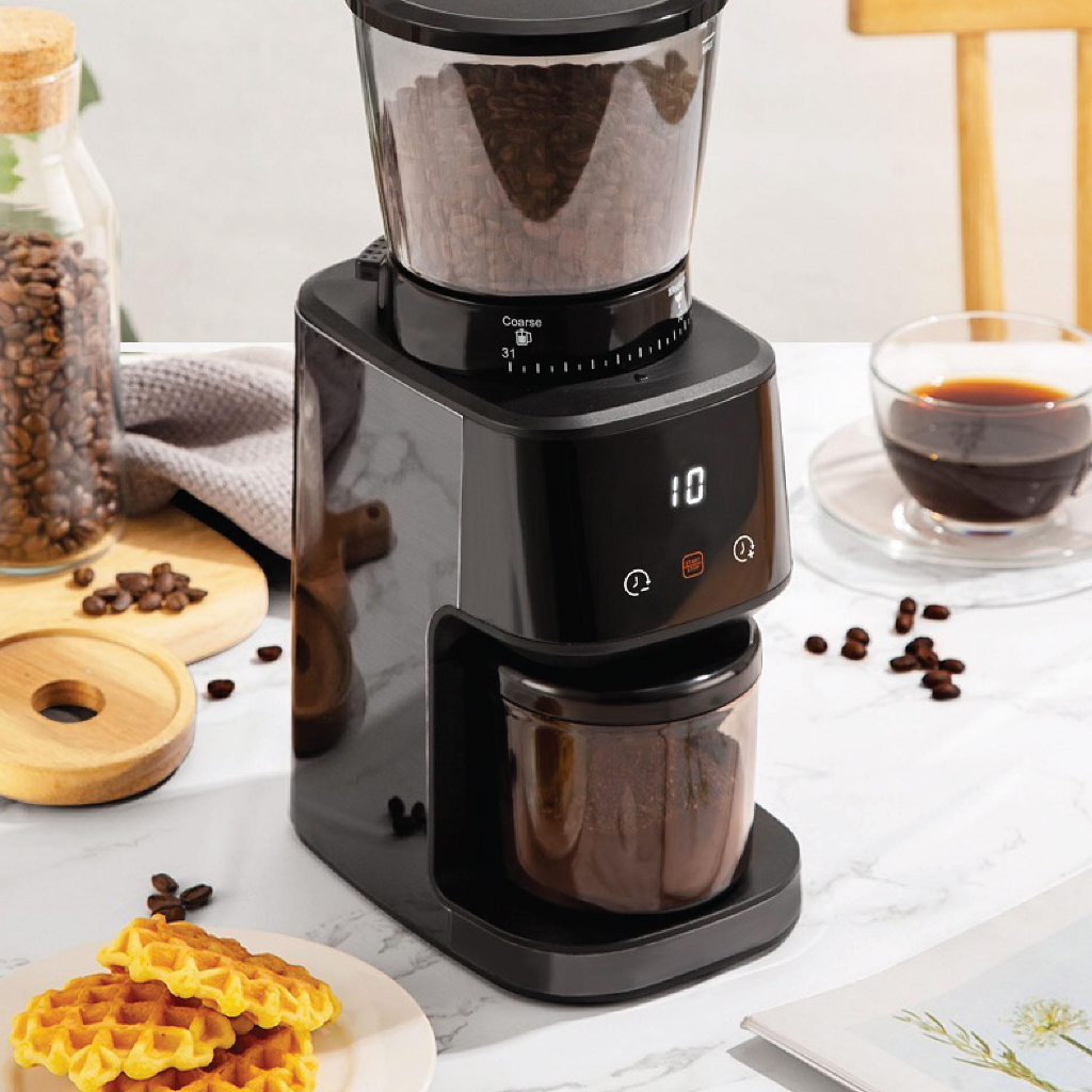 Barista Grinder Conical Burr Electric Coffee Grinder | One-Touch ...