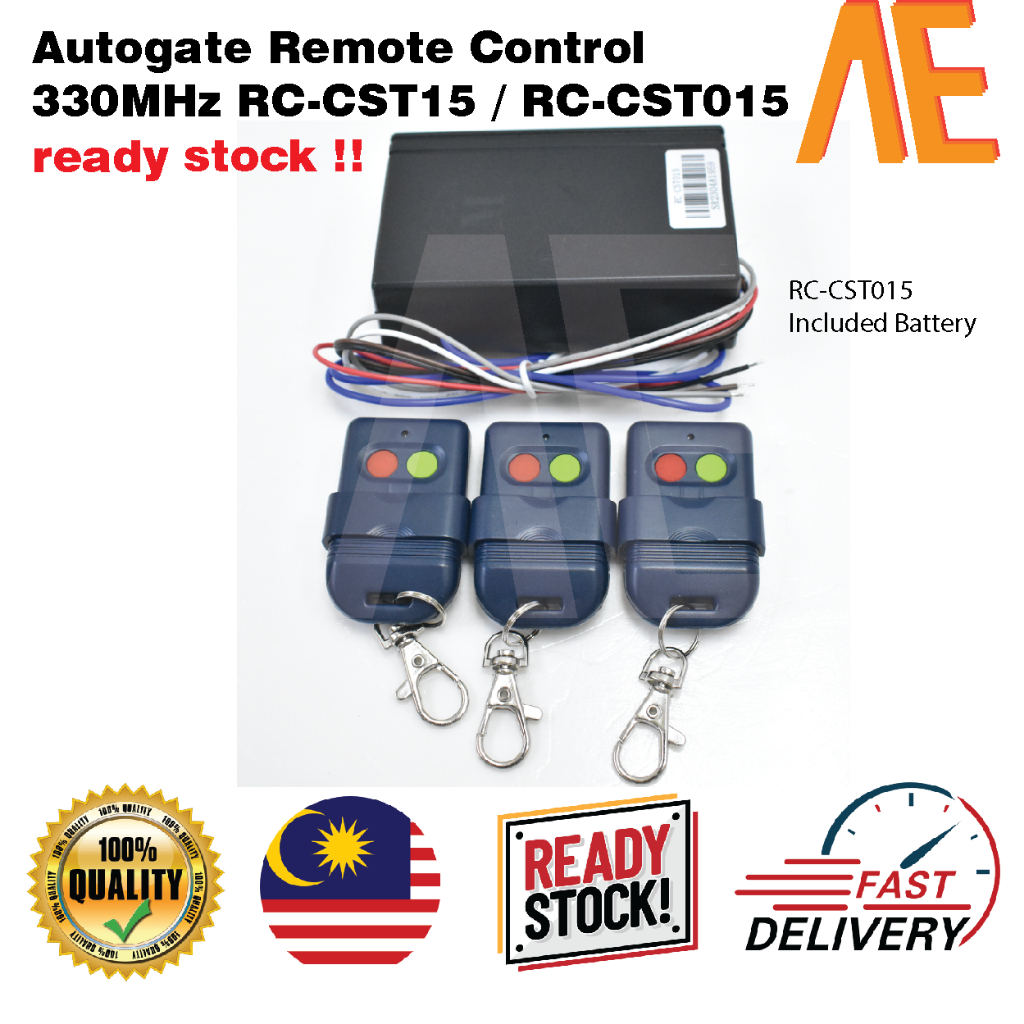 Autogate Remote Control 330MHz RC-CST15 / RC-CST015 🔥🔥READY STOCK🔥🔥 ...